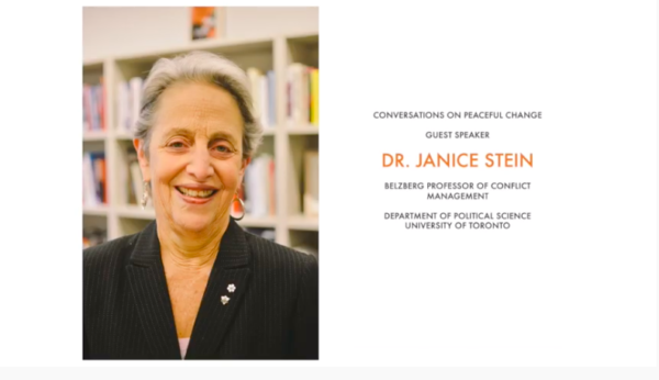 Conversations on Peaceful Change: An Interview with Dr. Janice Stein ...